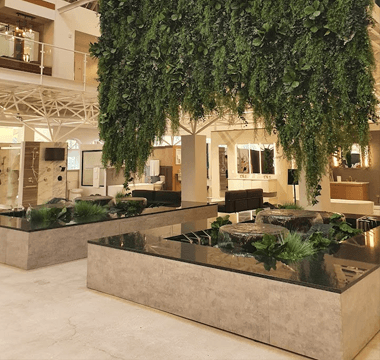 Custom Indoor Water Feature Gallery | Midwest Tropical