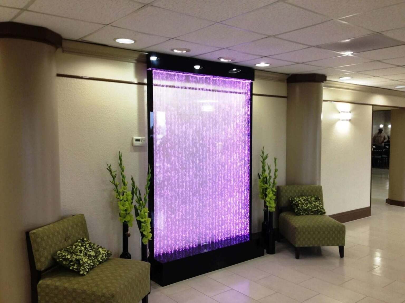Custom Indoor Water Feature Gallery | Midwest Tropical