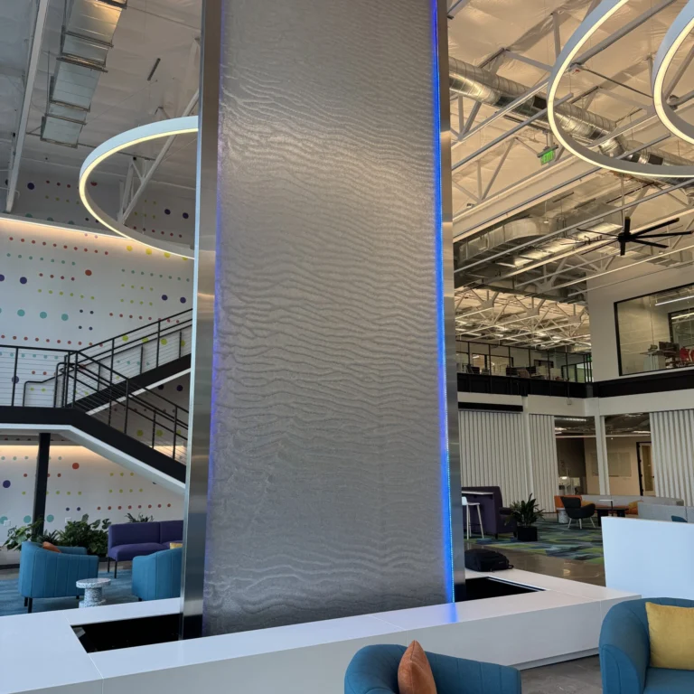 Mesh Water Wall At SPM Consumers Direct In Irvine, California - Midwest ...