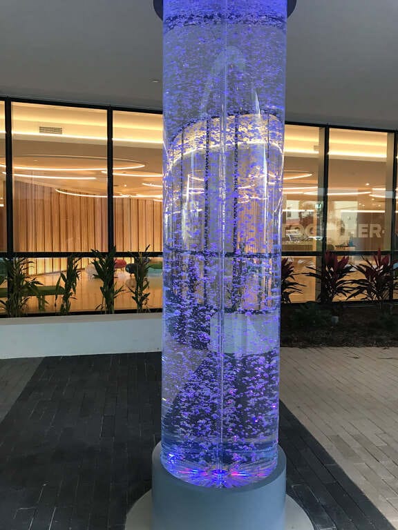 Innovative Water Bubble Tubes For Captivating Spaces
