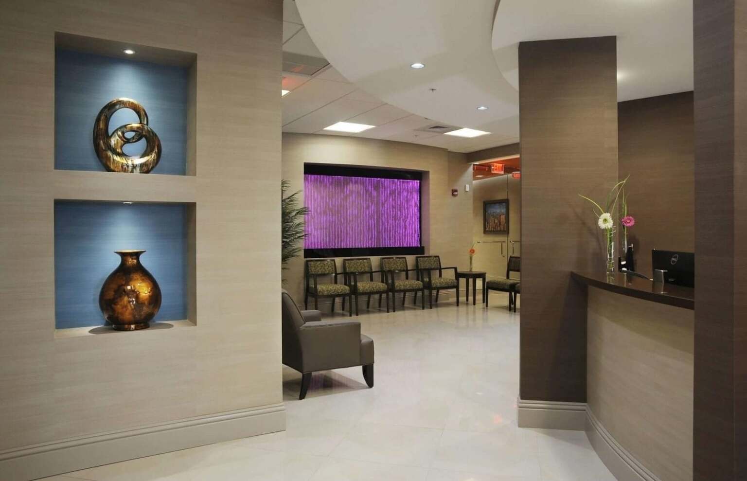 Custom Indoor Water Feature Gallery | Midwest Tropical